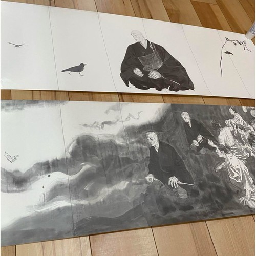 Takehiko Inoue Shinran Poster Art Slam Dunk Vagabond Museum Byōbu NEW ...