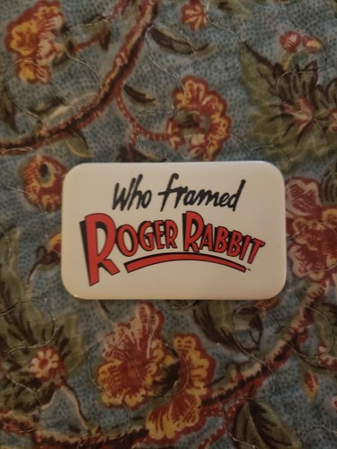 1988 Who Framed Roger Rabbit Button Very Rare! Official Disney Merch 37 ...