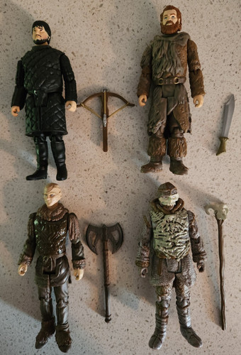 NEW FUNKO SET OF 4 GOT 3.75" FIGURES STYR SAMWELL TORMUND RATTLESHIRT ...