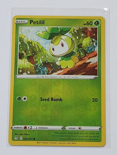 2021 POKEMON PETILIL TRADING CARD | eBay