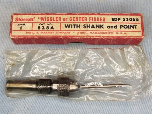 NEW Starrett 828A Wiggler Center Finder Pointed Shank Made in USA | eBay