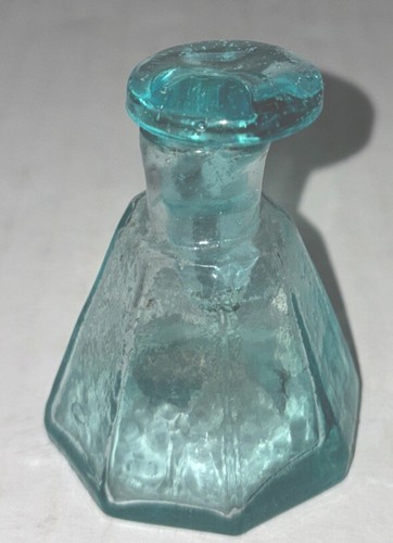 Small Umbrella Ink Bottle With Stopper And Open Pontil | eBay