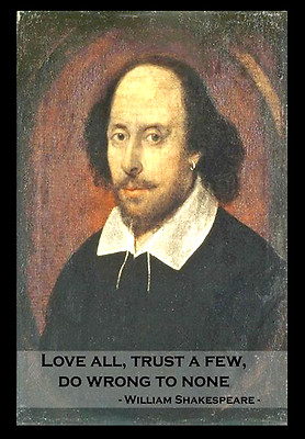 Shakespeare Poster for sale | eBay UK