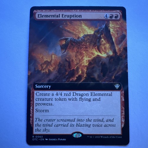 Elemental Eruption (Extended Art) Commander: Outlaws of Thunder ...
