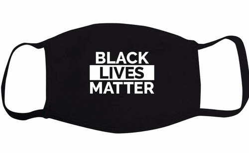 Black Lives Matter BLM Face Mask Washable Fabric Mask BLACK | eBay