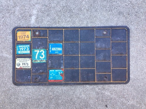1960’s - CALIFORNIA - SEMI / TRUCK TRAILER - BINGO / PRORATE - LICENSE ...