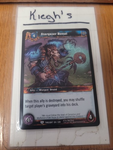 World Of Warcraft TCG - Stargazer Ronal *124/220* | eBay