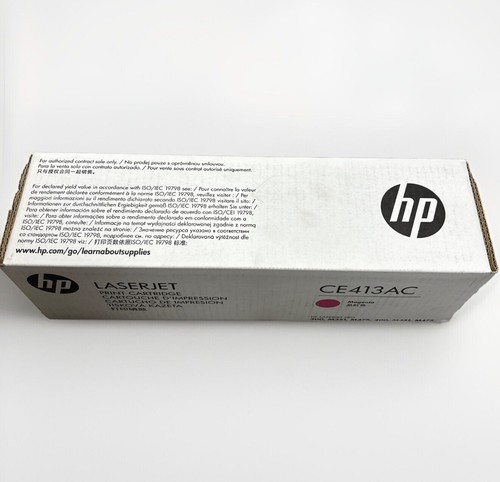 Genuine HP 305A CE413A Magenta Toner Cartridge NEW OEM SEALED BOX | eBay