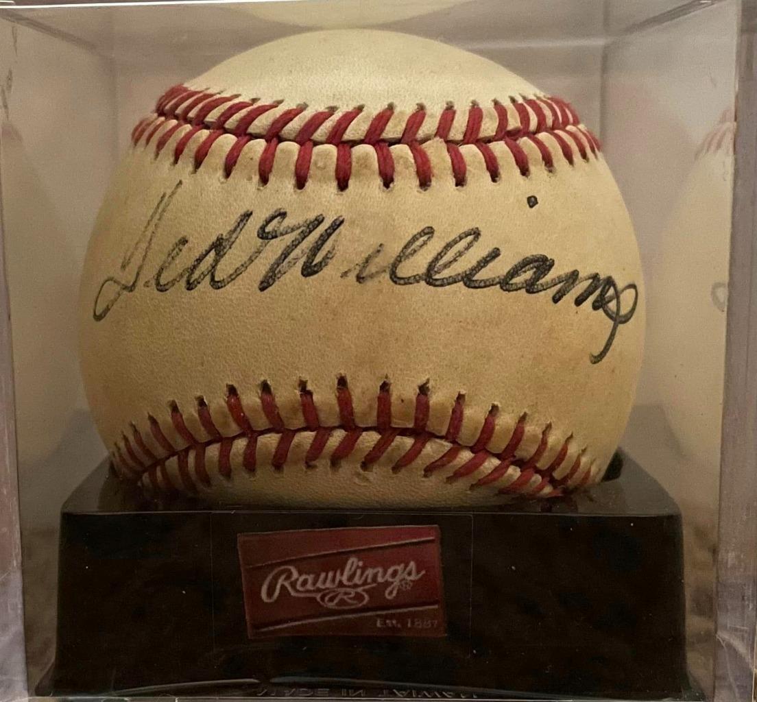 Ted Williams Autographed Memorabilia | Signed Photo, Jersey ...
