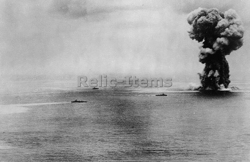 WW2 Picture Photo Explosion Biggest Battleship Of All Time Mighty ...