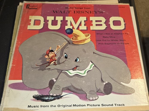 Walt Disney’s Dumbo OST Soundtrack LP Disneyland Mono 1st Press 1963 | eBay