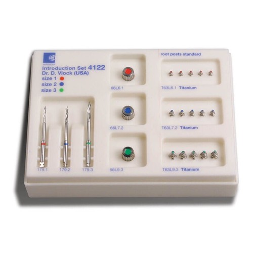 Endodontic 4123 Titanium Vlock Active Post Long Kit By Brasseler | eBay