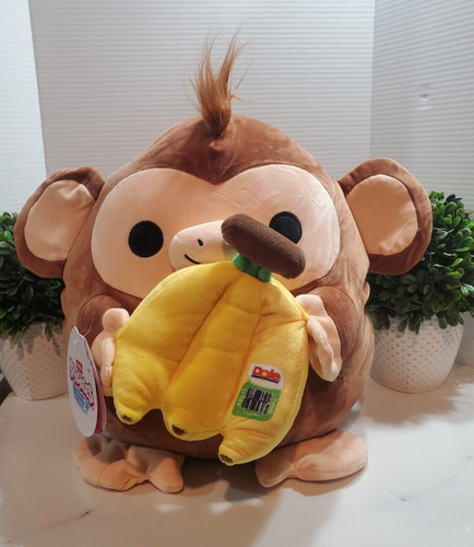 Snackles ~ Monkey 🍌 Dole Banana by ZURU, 12 inches Ultra Soft Plush ...