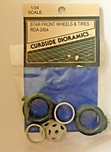 R&D UNIQUE CURBSIDE DIORAMICS STAR FRONT WHEELS & TIRES RDA-2454 | eBay