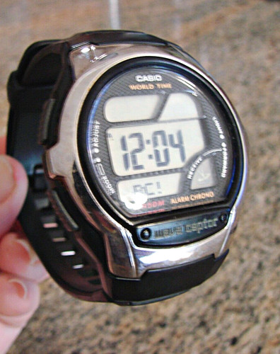 Casio Wave Ceptor Watch WV-58A World Time Alarm Chrono Water Res 50M ...