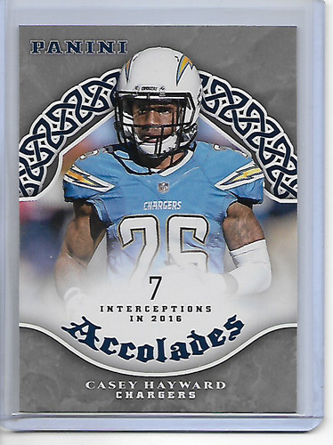 2017 Panini Casey Hayward Accolades Insert Card | eBay