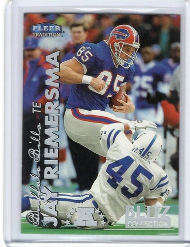JAY RIEMERSMA 1999 Fleer Tradition BLITZ COLLECTION #170 - BILLS | eBay