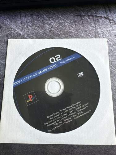 Playstation 2 2006 Launch Kit Sales Video Q2 PS2 Disc DVD | eBay