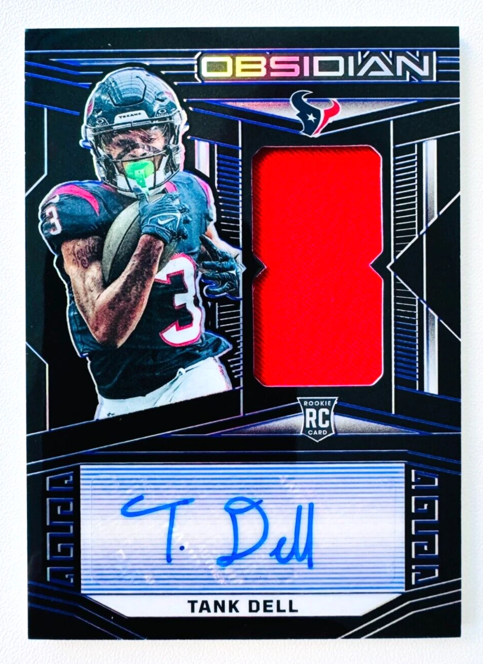 Tank Dell 2023 Obsidian #223 Rookie Jersey Autographs - Electric Etch ...