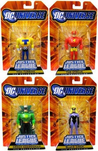 DC Justice League Unlimited Justice Guild Set of 4 Exclusive Action ...