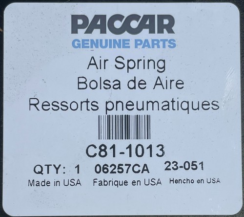 PACCAR+GENUINE+AIR+SPRING+C81-1013+- for sale online | eBay