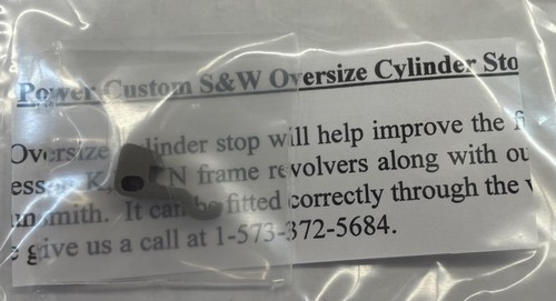 POWER CUSTOM® REVOLVER OVERSIZED CYLINDER LATCH FITS S&W REVOLVERS K/L ...