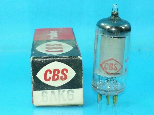 CBS 6AK6 TUBE NOS NIB IN AN ORIGINAL BOX QUANTITY 1 SINGLE | eBay