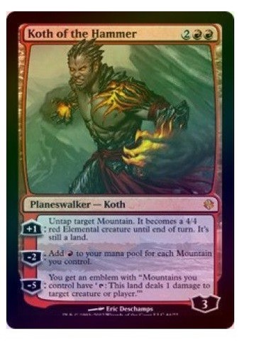 Koth of the Hammer - Foil Duel Decks Venser vs. Koth Magic The ...