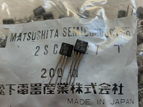 10 Pieces |2SC1327, NPN, TO-92B, 35 V, 50 MA, HFE 180, .15 W, FT. 250 ...