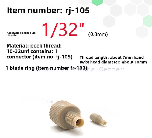 10pc 1/32 "connector + blade ring [RJ-105] Split Fitting Edge Ring ...