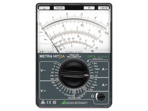 METRAHIT 2A Analoger Multimeter analog VAC: 0-1,5V,5V,15V,50V,150V,500V ...