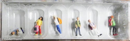 Preiser HO #10728 School Children w/Back Packs (Hand Painted) 1:87th ...