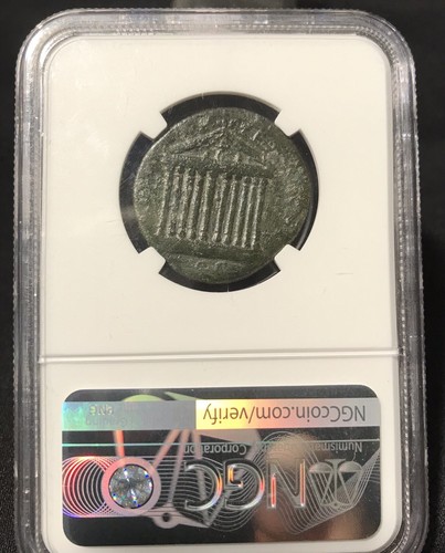 NGC - Fine - ANTONIUS PIUS - AE Dupondius - rv DECASTYLE Temple | eBay