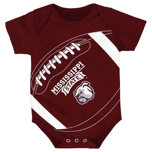 Mississippi State Bulldogs NCAA Infant Maroon "Fanatic" Football ...