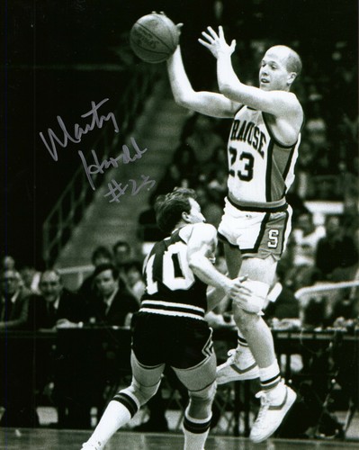 MARTY HEADD HAND SIGNED 8x10 PHOTO+COA SYRACUSE BASKETBALL LEGEND | eBay