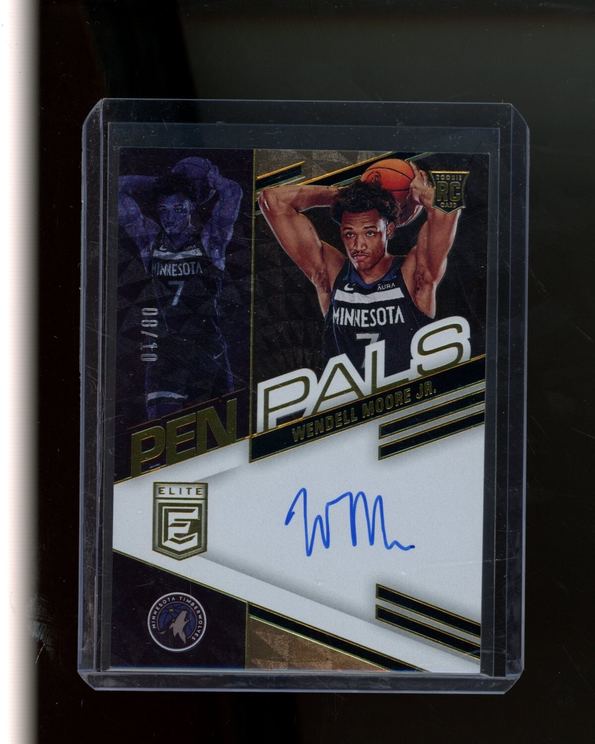Wendell Moore Jr. 2022 Elite #PP-WMJ Pen Pals - Gold /10 Price Guide ...