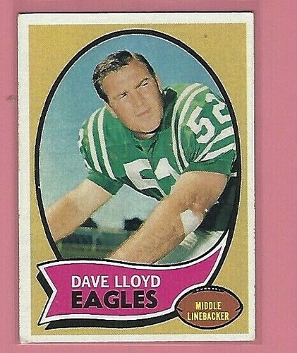 1970 TOPPS DAVE LLOYD FOOTBALL CARD #4 | eBay