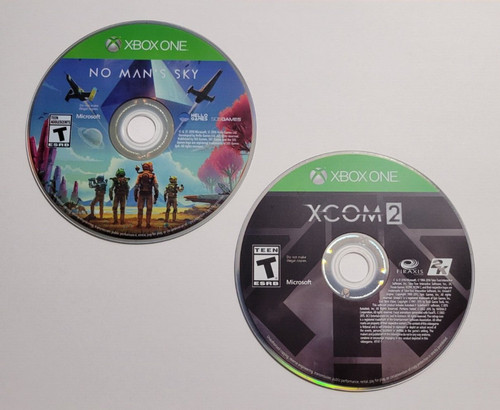 Lot of 2 XBox One Game Discs (not in cases) - No Man's Sky + XCOM 2 | eBay