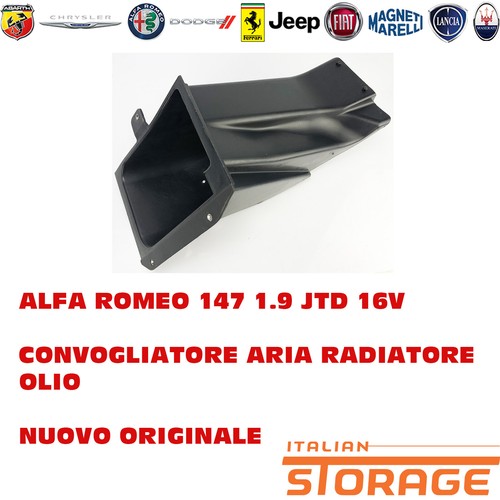 Alfa Romeo 147 1.9 JTD 16V Air Duct Oil Radiator New 60697262 | eBay UK