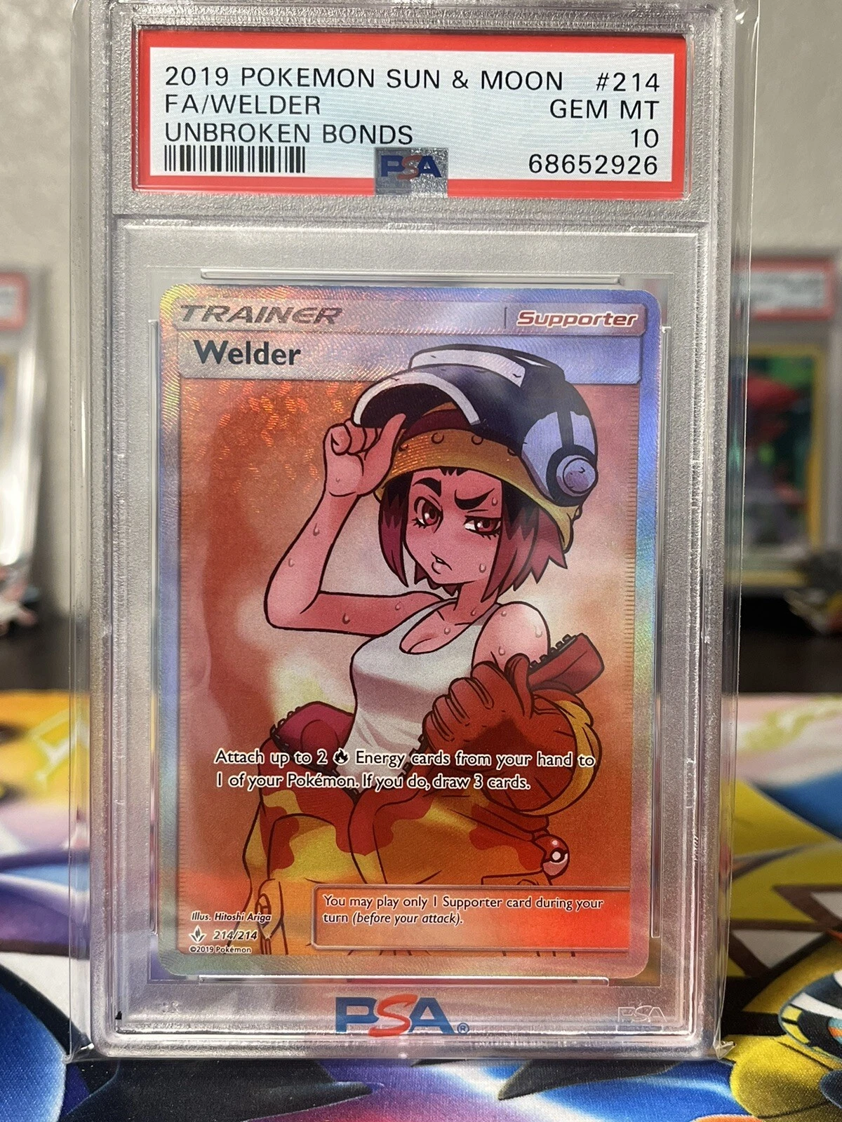 Welder 2019 Sun & Moon: Unbroken Bonds #214/214 Holo (Full Art) Price ...