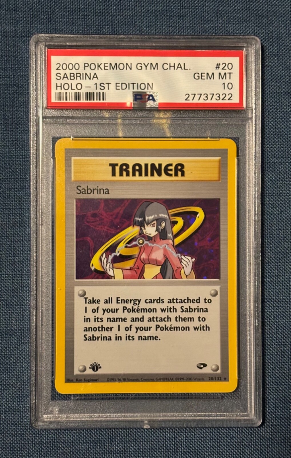 Sabrina 2000 Gym Challenge #020/132 1st Edition Holo PSA 10 Price Guide ...