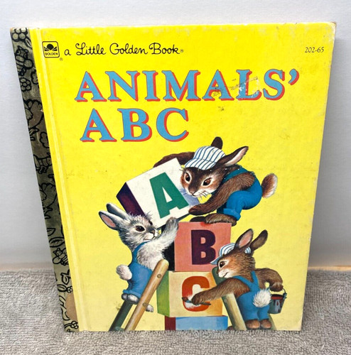 Vintage 1985 Little Golden Book - Animals ABC | eBay