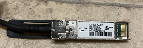 Cisco MA-CBL-TA-3M Cisco P/N 600-22150-A Cisco Meraki Stacking Cable | eBay