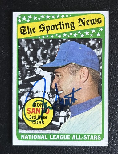 Ron Santo autographed Signed Topps Card # 420 Chicago Cubs | eBay