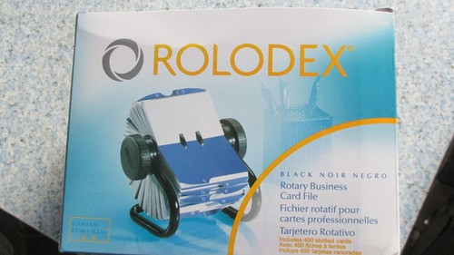 Rolodex 67236 Card File Phone Numbers– 400 Cards – A-Z Indexed Tabs-New ...