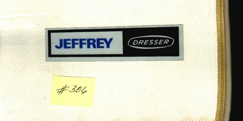 NICE JEFFREY COAL MINING STICKER # 306 | eBay