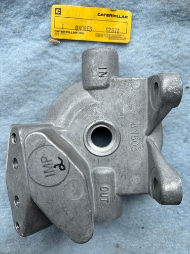 CAT FUEL Filter Base Pt# 8N-0803 CATERPILLAR Pump Housing ...
