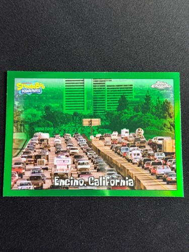 2025 Topps Chrome SpongeBob - Encino, California #117 Kelp Green ...