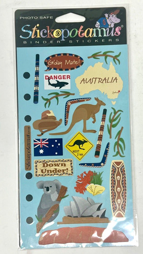 Vintage 2000 Australia Destination Stickers by Stickopotamus (Factory ...