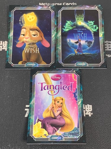 Lot 3 2025 Kakawow Cosmos Disney Collection Poster Wish Tangled | eBay